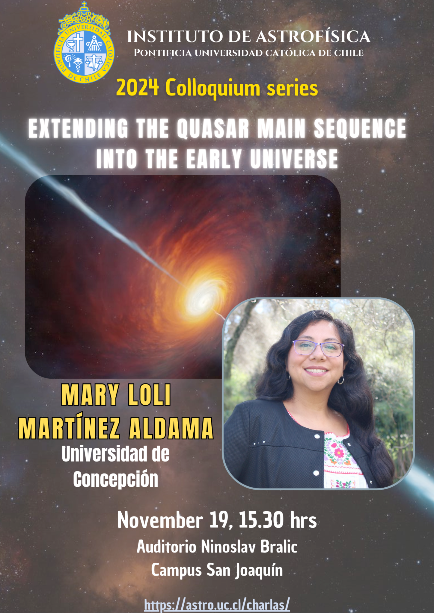 Extending the Quasar Main Sequence into the Early Universe – Mary Loli Martinez-Aldama ...
